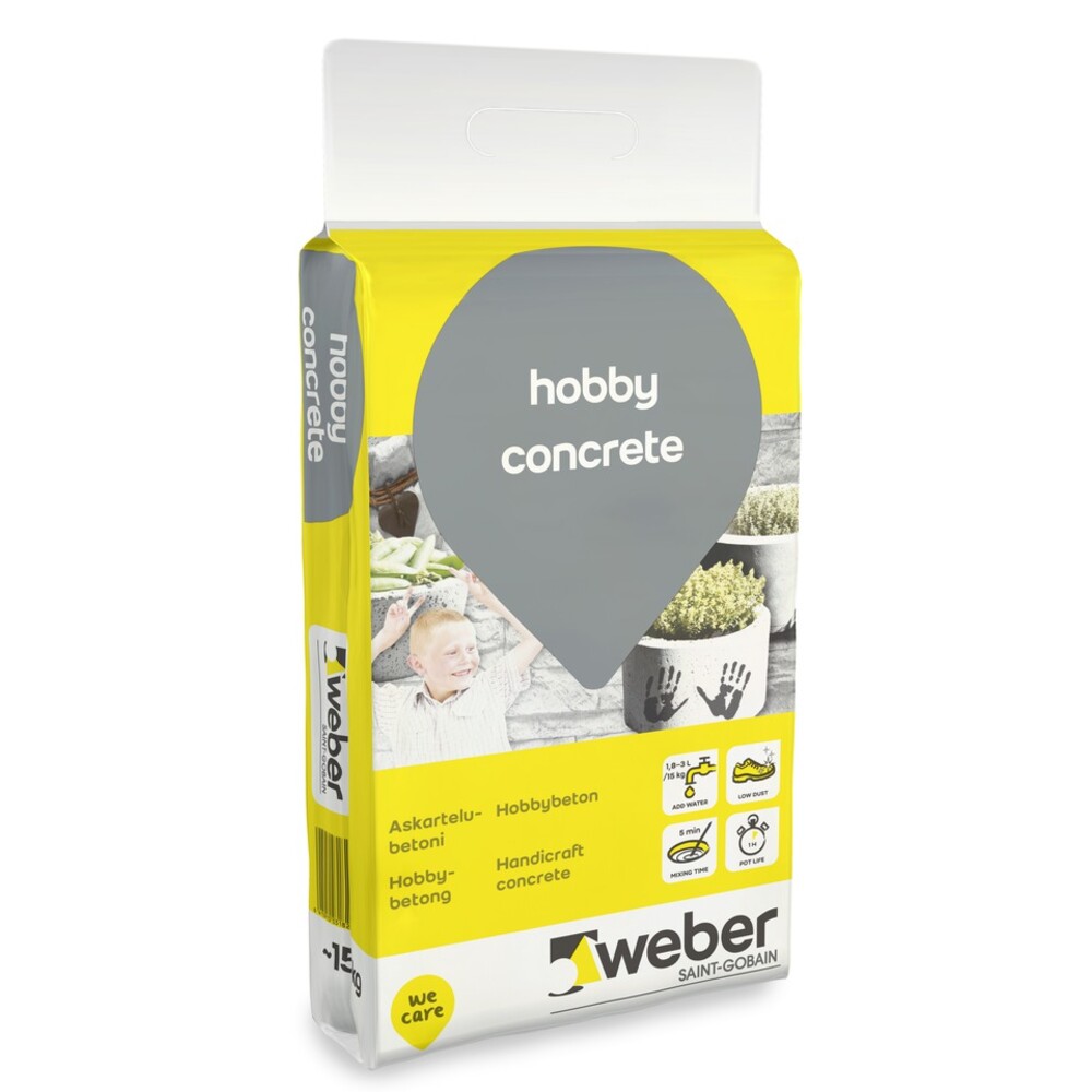weber HobbyConcrete | Paprasto naudojimo betonas rankdarbiams ir ...