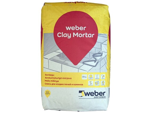 weber Clay Mortar | Molio mišinys