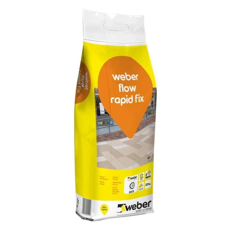 weber FLOW RAPID FIX : Plytelių klijai > Plytelių klijavimas | Weber Lithuania