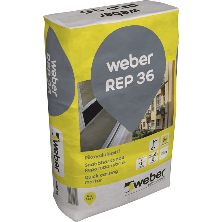 weber REP 36 - Aukštos stiprio klasės, pagreitinto kietėjimo betonas